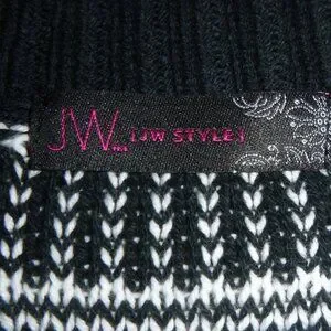 Jw Style | Sweaters | Jw Style Womens Black And White Long Sleeve ...